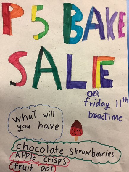 P5 Bake Sale – Royal Mile Primary School
