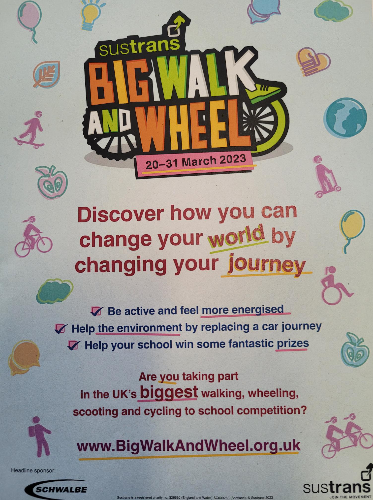 Sustrans Big Walk and Wheel! – Royal Mile Primary School